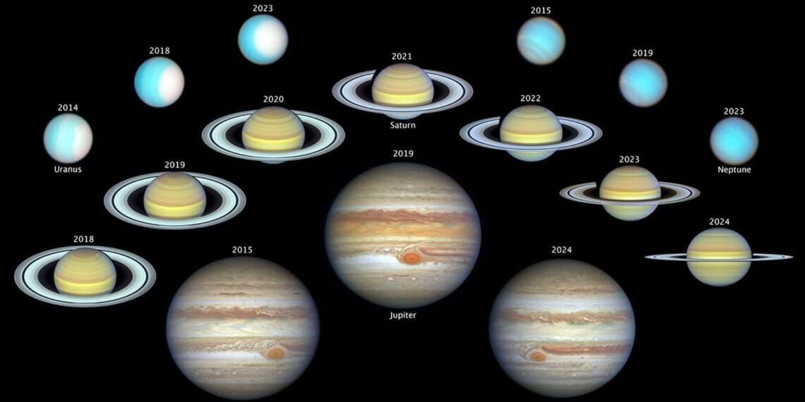A 10-Year Odyssey: How Hubble Transformed Our View of Jupiter, Saturn ...